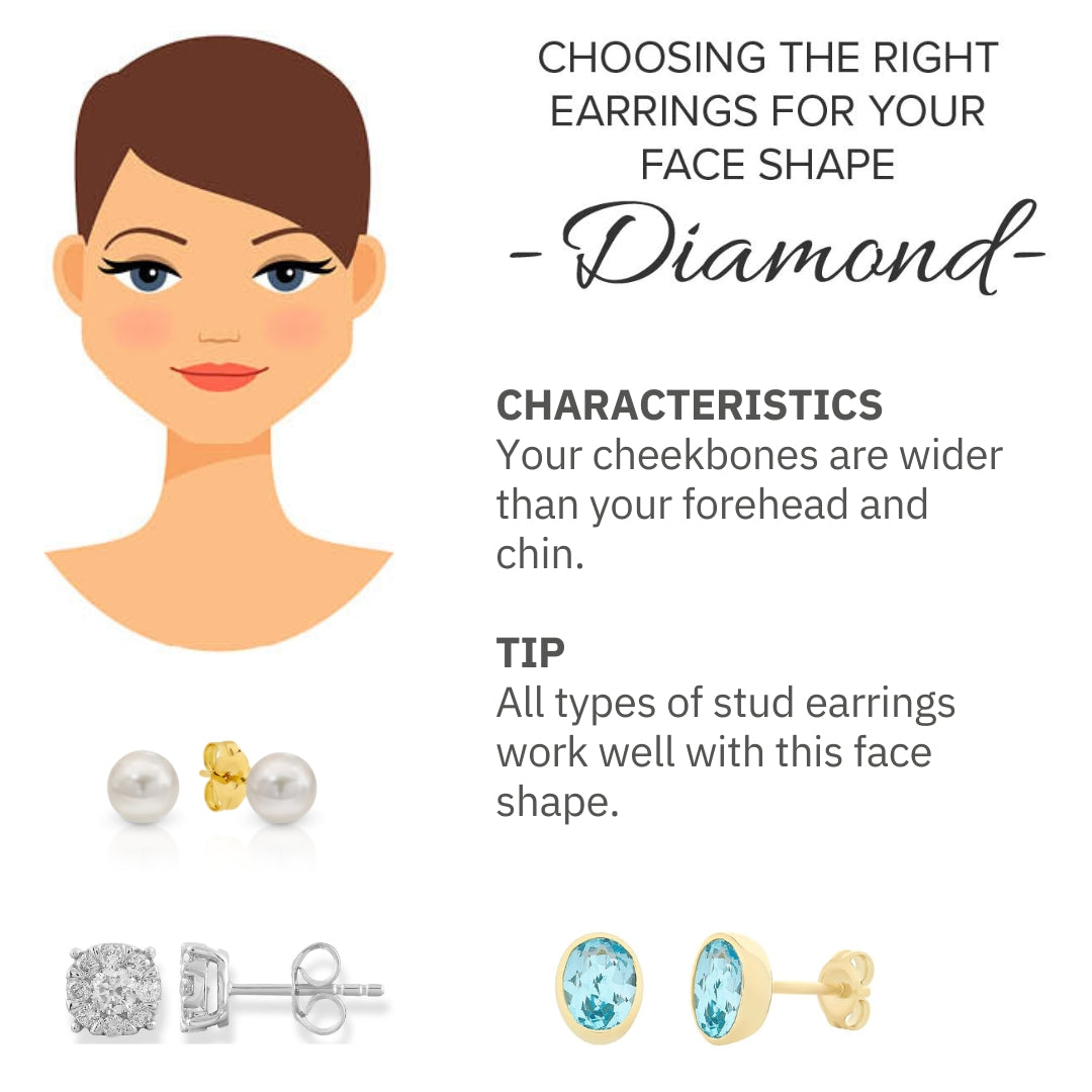 Earrings to Suit a Diamond Face Shape – Pontifex Jewellers